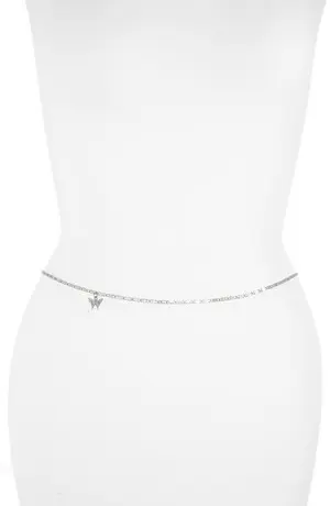 VIDAKUSH Mariposa Belly Chain - Silver