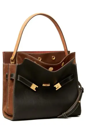 Tory Burch Lee Radziwill Small Double Bag - Black