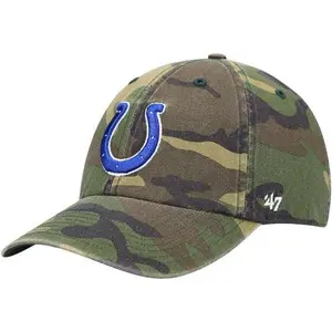 '47 Indianapolis Colts Woodland Clean Up Adjustable Hat - Camo