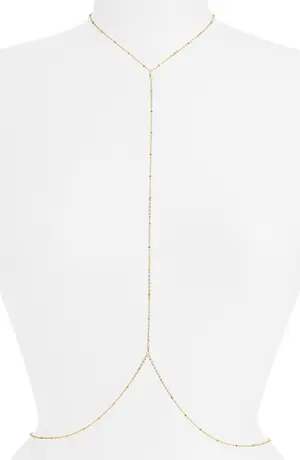 VIDAKUSH Slim Body Chain - Gold