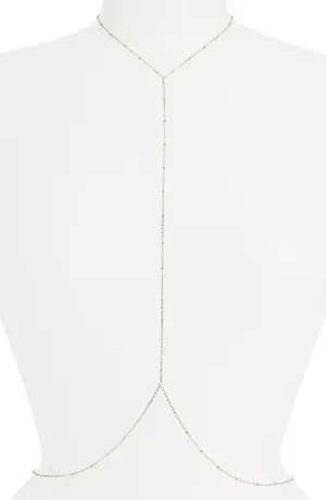 VIDAKUSH Slim Body Chain - Silver