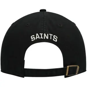 '47 New Orleans Saints Finley Clean Up Adjustable Cap - Black