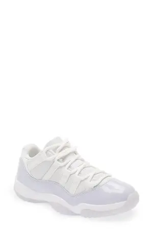 JORDAN Air Retro Low Basketball Sneakers - White/pure Violet/white