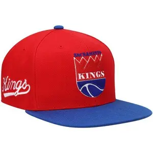 Mitchell & Ness Sacramento Kings Hardwood Classics Snapback Hat - Red