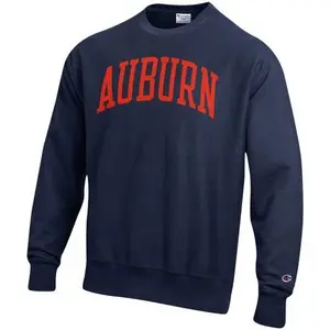 Champion Auburn Tigers Arch Reverse Weave Pullover Sweatshirt