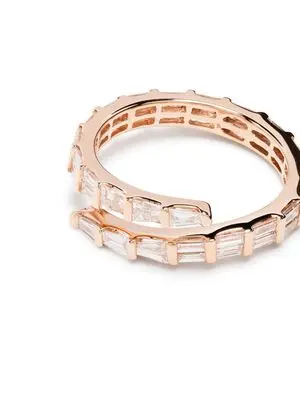ANITA KO 18kt Rose Gold Diamond Pinky Ring