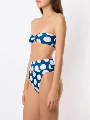 ADRIANA DEGREAS Pois High-leg Swimsuit