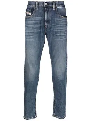 DIESEL® Slim-cut Mid-wash Jeans