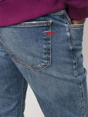 DIESEL® Slim-cut Mid-wash Jeans