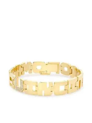 PRAGNELL 18kt Yellow Loveletter Diamond Bracelet - Gold