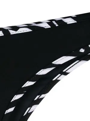 Karl Lagerfeld Zebra-trim Bikini Brief