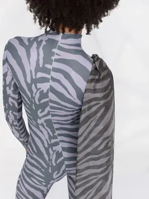 ATU BODY COUTURE Bow-detail Jumpsuit - Grey