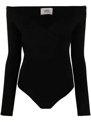 ATU BODY COUTURE Off-shoulder V-neck Body