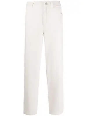 BARRIE High-rise Straight-leg Trousers