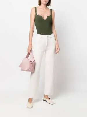 BARRIE High-rise Straight-leg Trousers