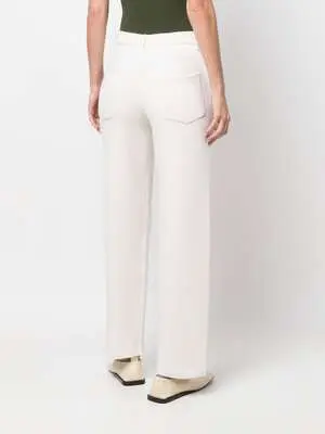 BARRIE High-rise Straight-leg Trousers