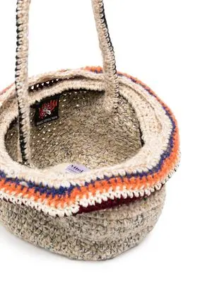 VITELLI Chunky-knit Wool Shoulder Bag