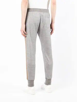 Paul Smith Side-stripe Tapered Track Pants - Grey