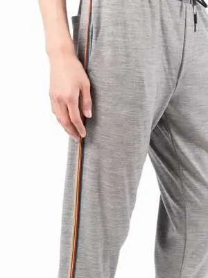 Paul Smith Side-stripe Tapered Track Pants - Grey