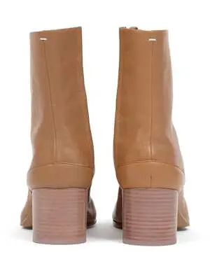 MAISON MARGIELA Tabi Leather Ankle Boots - Neutrals