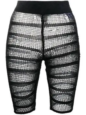 VITELLI Open Knit Cycling Shorts