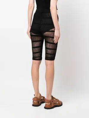 VITELLI Open Knit Cycling Shorts