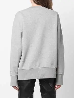 Stella McCartney Falabella Chain-embellished Sweatshirt - Grey