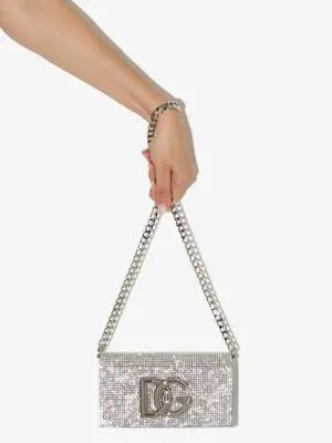 Dolce & Gabbana Crystal-embellished Shoulder Bag
