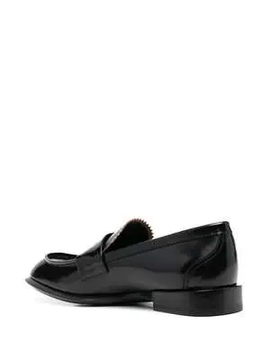 Alexander McQueen Coin-embellished Penny Loafers