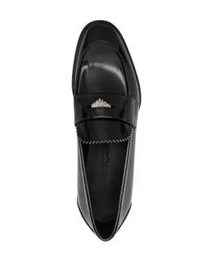 Alexander McQueen Coin-embellished Penny Loafers