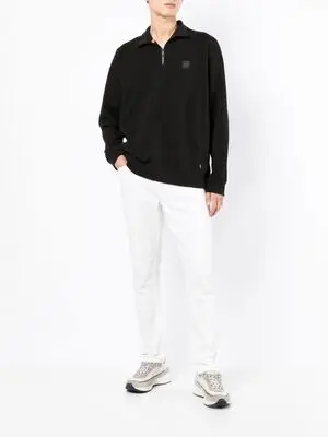 BOSS High-neck Half-zip Sweatshirt