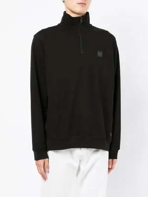 BOSS High-neck Half-zip Sweatshirt
