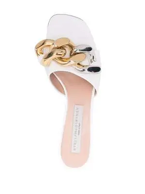 Stella McCartney Falabella Chain-embellished Mules