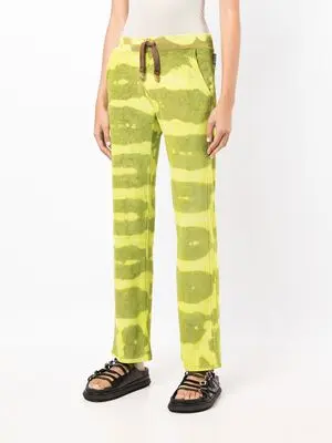 STAIN SHADE Tie-dye Print Track Pants