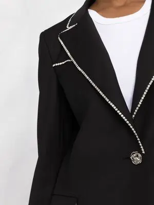 Philipp Plein Crystal-embellished Single-breasted Blazer