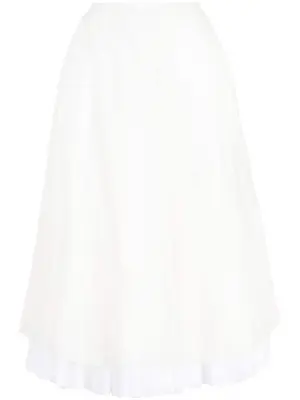 Khaite Luca A-line Midi Skirt