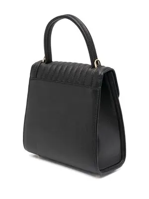DELAGE Freda Leather Tote Bag - Black