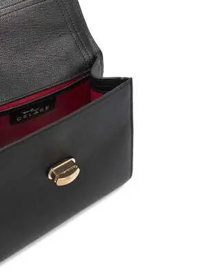 DELAGE Freda Leather Tote Bag - Black