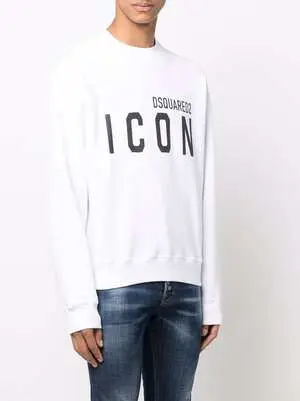Dsquared2 Icon Jersey Sweatshirt - White