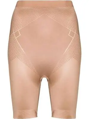 Spanx Thinstincts® High-waist Mid-thigh Shorts - Neutrals