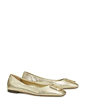 Tory Burch Georgia Ballet Flats Spark Gold