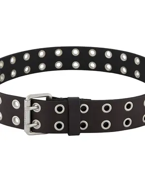 ALLSAINTS Dual Eyelet Leather Belt