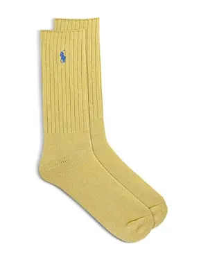 Polo Ralph Lauren Cotton Rib Crew Socks Pyel