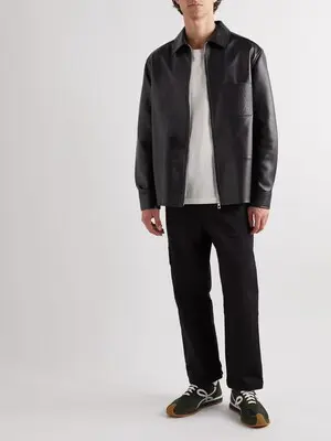 Loewe Straight-leg Cotton-blend Gabardine Cargo Trousers