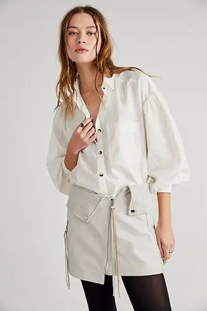 UNDERSTATED LEATHER Thelma Skirt