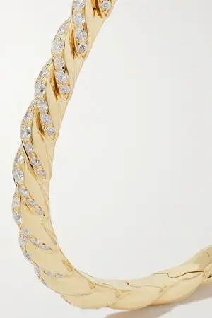 David Yurman Pavéflex 18-karat Diamond Bracelet