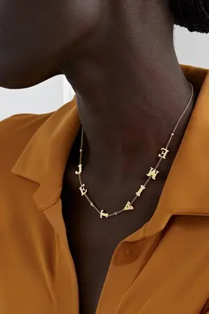 Yvonne Léon Je T'aime 9-karat Diamond Necklace