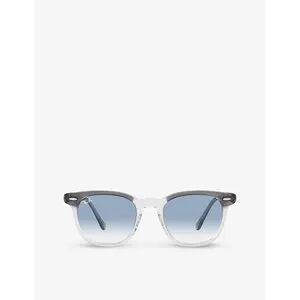 Ray-ban Hawkeye Square-frame Acetate Sunglasses - Grey