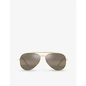 Ray-ban Aviator Metal Sunglasses - Gold