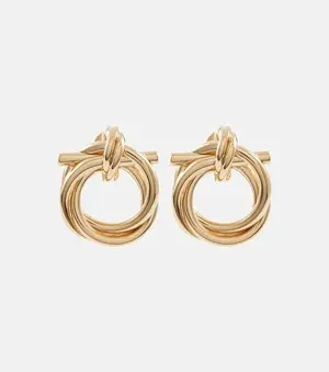 FERRAGAMO Gancio Rope Stud Earrings - Gold